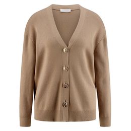 Peter Hahn St. Emile - Strickjacke, beige, Gr. 46 / L
