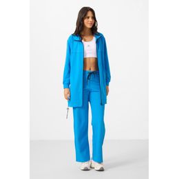 Damen Sweatshirt aus Baumwollmischung und weite Hose Set