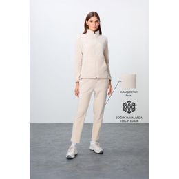 Damen-Langarm-Zipper-Trainingsanzug-Set