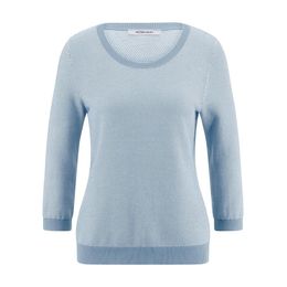 Peter Hahn - Rundhals-Pullover aus 100% SUPIMA -Baumwolle, blau, Gr. 38 / S - Baumwolle