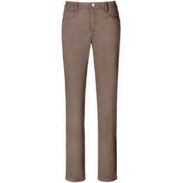 Peter Hahn Brax - Regular Fit-Hose Modell Mary, beige, Gr. 46 / L - Lyocell