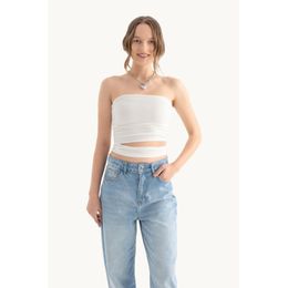 Tragerloses Cut-Out-Bandeau-Top