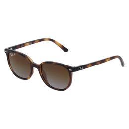 Ray-Ban Junior RJ9097S | Unisex-Sonnenbrille | Fassung: Vollrand, Quadratisch, Kunststoff, Havanna | Glasfarbe: Braun