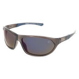 Timberland TB00035 | Herren-Sonnenbrille | Fassung: Vollrand, Eckig, Kunststoff, Schwarz | Glasfarbe: Grau Verlaufend