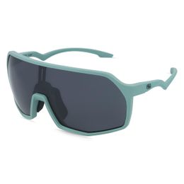 Rudy Project SP991070-0000 THUNDER | Unisex-Sonnenbrille | Fassung: Vollrand, Monoscheibe, Kunststoff, Gr&uuml;n Matt | Glasfarbe: Grau