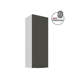 K&uuml;chen-Preisbombe K&uuml;che ARIA H&auml;ngeschrank 40 cm H&ouml;he 90 cm Graphite K&uuml;chenzeile Anti Fingerprint