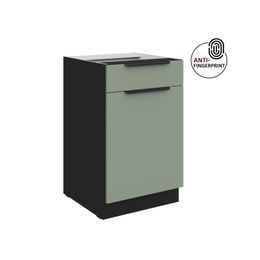 K&uuml;chen-Preisbombe K&uuml;chen Unterschrank 50 K&uuml;che ARIA Aquamarin matt Anti Fingerprint K&uuml;chenzeile