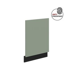 K&uuml;chen-Preisbombe Frontblende f&uuml;r integrierten Geschirrsp&uuml;ler 45 cm ARIA Aquamarin + Schwarz matt