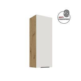 K&uuml;chen-Preisbombe K&uuml;che ARIA H&auml;ngeschrank 40 cm H&ouml;he 90 cm Weiss K&uuml;chenzeile Anti Fingerprint