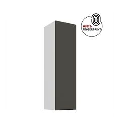 K&uuml;chen-Preisbombe K&uuml;che ARIA H&auml;ngeschrank 30 cm H&ouml;he 90 cm Graphite K&uuml;chenzeile Anti Fingerprint