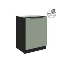 K&uuml;chen-Preisbombe K&uuml;chen Unterschrank 60 K&uuml;che ARIA Aquamarin matt Anti Fingerprint K&uuml;chenzeile