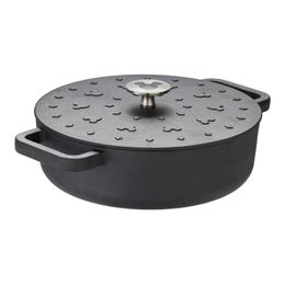 Prestige x Disney Monochrome eingebrannte Gusseisen-Kasserolle, &Oslash; 24 cm