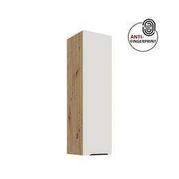 K&uuml;chen-Preisbombe K&uuml;che ARIA H&auml;ngeschrank 30 cm H&ouml;he 90 cm Weiss K&uuml;chenzeile Anti Fingerprint
