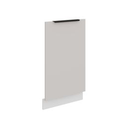K&uuml;chen-Preisbombe Frontblende f&uuml;r vollintegrierten Geschirrsp&uuml;ler 45 cm K&uuml;che COMO Kaschmir + Wei&szlig;