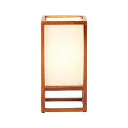 Brilliant Lampe, Seaside Tischleuchte 25cm natur/wei&szlig;, 1x D45, E14, 40W, Mit Schnurzwischenschalter