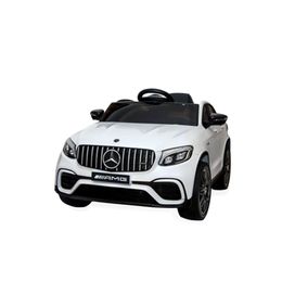 Moni Kinder Elektroauto Mercedes AMG GLC 63S, EVA-Reifen, Musik, Fernbedienung wei&szlig;