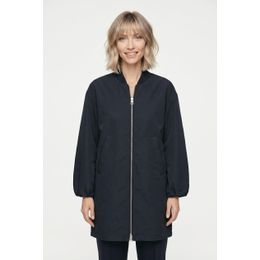 Marc O'Polo MARC O'POLO Damen Langmanteldeep night blau, Gr. 40, Web, Obermaterial: 100% Polyester. Futter: 100% Polyamid. Wattierung: 100% Polyester, M&auml;ntel, im