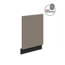 K&uuml;chen-Preisbombe Frontblende f&uuml;r integrierten Geschirrsp&uuml;ler 45 cm ARIA Sandgrau + Schwarz matt