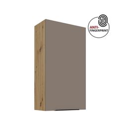 K&uuml;chen-Preisbombe K&uuml;che ARIA H&auml;ngeschrank 60 cm H&ouml;he 90 cm Sandgrau K&uuml;chenzeile Anti Fingerprint