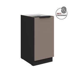 K&uuml;chen-Preisbombe K&uuml;chen Unterschrank 40 K&uuml;che ARIA Sandgrau matt Anti Fingerprint K&uuml;chenzeile