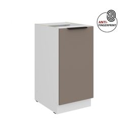 K&uuml;chen-Preisbombe K&uuml;chen Unterschrank 40 cm K&uuml;che ARIA Sandgrau matt Anti Fingerprint K&uuml;chenzeile