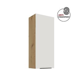 K&uuml;chen-Preisbombe K&uuml;che ARIA H&auml;ngeschrank 45 cm H&ouml;he 90 cm Weiss K&uuml;chenzeile Anti Fingerprint