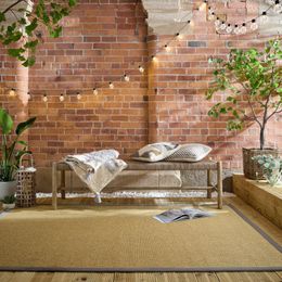 Outdoor-Teppich Bord&uuml;re Natur-Grau 200 x 290 cm - KEER KADIMA DESIGN
