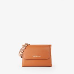 Valentino Handbags Schultertasche VALENTINO BAGS "ALEXIA", Damen, Gr. B/H/T: 27cm x 20cm x 12cm, cognac, Lederimitat, Taschen Schultertasche, Damen Handtasche, Schultertasche, Tragetasche mit &Uuml;berwurf