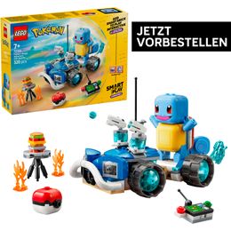 Konstruktionsspielsteine Lego "SMART Play: Trainer-Buggyabenteuer mit Schiggy (72156), Lego Pok&eacute;mon", bunt, Spielbausteine, Kinder, Kunststoff, Mit SMART Brick kombatibel (nicht enthalten)
