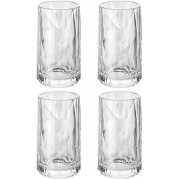 Koziol Club No. 7 Superglas Shotglas 40 ml 4er Set bruchsicher mit Eichstrich crystal clear - Gl&auml;ser
