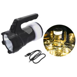 Berger Junia 4-in-1 Campingleuchte mit Lichterkette und Laserpointer - Lichterketten & Dekobeleuchtung