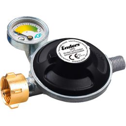 Enders Gasdruckregler mit Manometer und SBS 1,5 kg/h, 50 mbar - Camping-Gasdruckregler