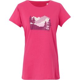 Regatta Breezed V Damen T-Shirt pink 42 - Damenshirts, -blusen & -pullover