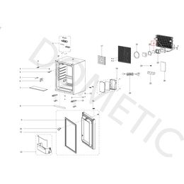 Dometic K&uuml;hlelement passend u.A. f&uuml;r K&uuml;hlboxen / Hipro Evolution / Alpha / Cruise Line Minibars Ersatzteilnummer 4472003948 - Ersatzteile Dometic 