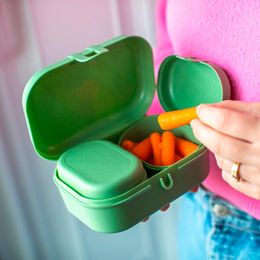 Koziol Pascal Ready Mini Lunchbox Set 3 teilig nature leaf green - Lebensmittelbeh&auml;lter / Vorratsdosen