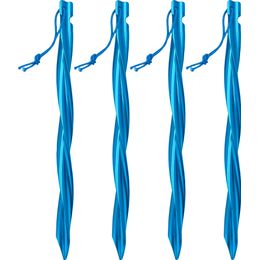 Berger BasePeg Schraubhering 25 cm aus Aluminium f&uuml;r gemischte B&ouml;den, 4er-Pack - Zeltheringe & Abspannmaterial
