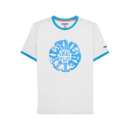 Lambretta - "SS24" T-Shirt Ringer-Stil f&uuml;r Herren - Festival (Wei&szlig;)