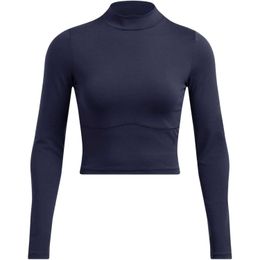 Under Armour - "Meridian" T-Shirt f&uuml;r Damen, Stehkragen, Schmal (Blau)