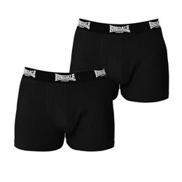Lonsdale - Boxershorts f&uuml;r Herren (2er-Pack) (Schwarz)