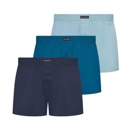 Lyle & Scott Lyle & Scott - Boxershorts f&uuml;r Herren, Regul&auml;r (3er-Pack) (Blau)