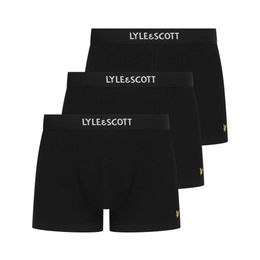 Lyle & Scott Lyle & Scott - "Devon" Boxershorts f&uuml;r Herren (3er-Pack) (Schwarz)