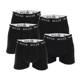 Nicce - "Galan" Boxershorts f&uuml;r Herren (5er-Pack) (Schwarz)