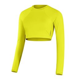 Speedo - Kurzes Top f&uuml;r Damen, Schmal, Raglan&auml;rmel (Gr&uuml;n)