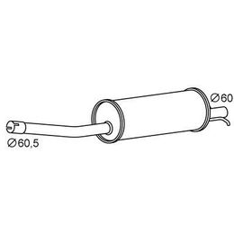 VEGAZ Endschalld&auml;mpfer fs630 f&uuml;r Ford