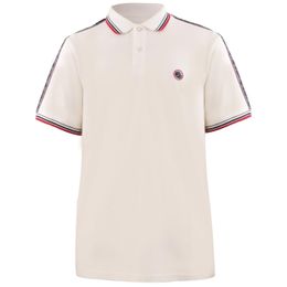 Pretty Green - "Eclipse" Poloshirt f&uuml;r Herren, Regul&auml;r, kurz&auml;rmlig (Wei&szlig;)