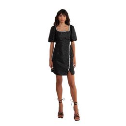 Lovedrobe - Shift-Kleid f&uuml;r Damen, Jacquard, Party (Schwarz)