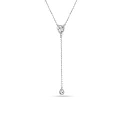 Damen-Doppel-Tr&auml;nenanh&auml;nger aus 925 Sterling Silber BICLL028