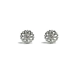 Damen Eiskristall Ohrringe, 925 Sterling Silber mit Zirkonia BIPE063