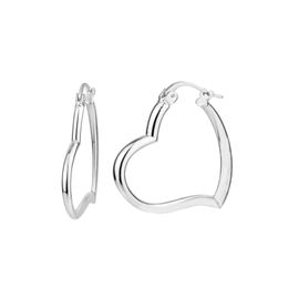 Damen Herz Ohrringe aus 925 Sterlingsilber BIPE033