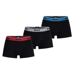 BOSS - "Bodywear" Boxershorts f&uuml;r Herren (3er-Pack) (Dunkles Marineblau)